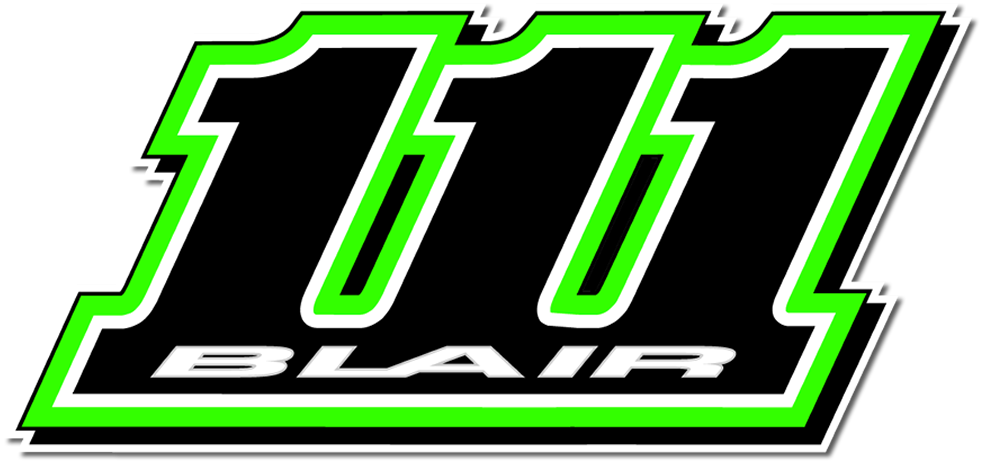 D1 - 111 Number Decal | Team Blair Racing