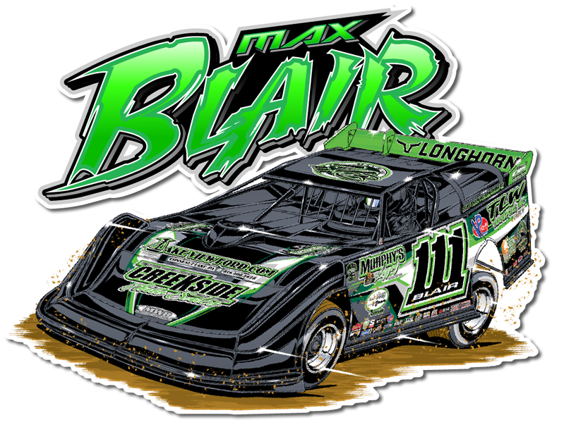 D10 - Max Blair Car Decal | Team Blair Racing