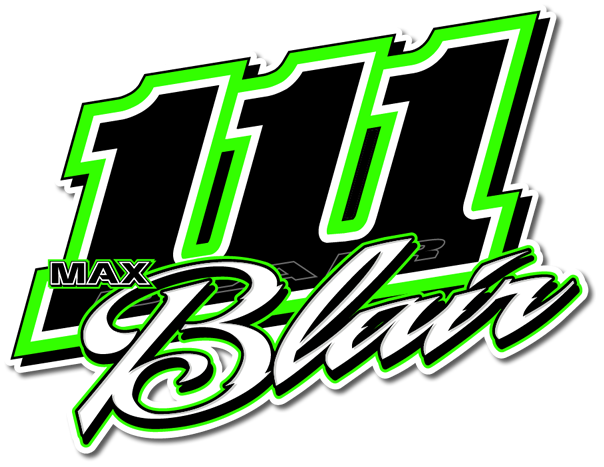 D8 - Max Blair 111 Decal | Team Blair Racing